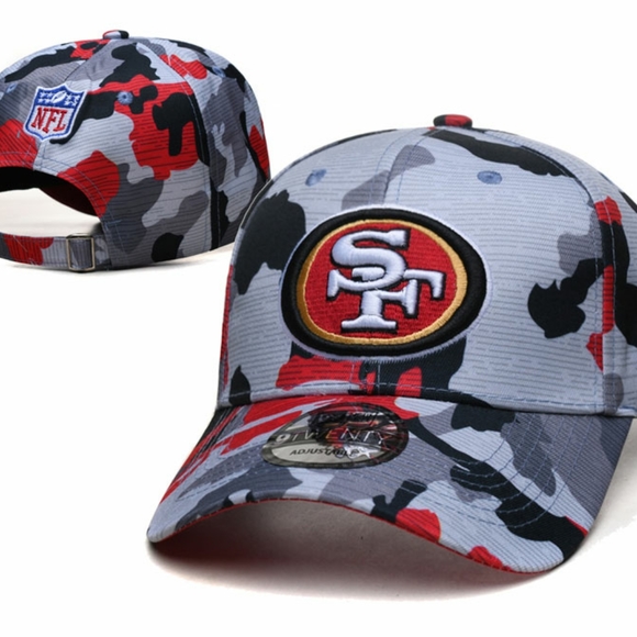 Accessories | San Francisco 49ers Camouflage Round Brim Adult Cap Hat ...